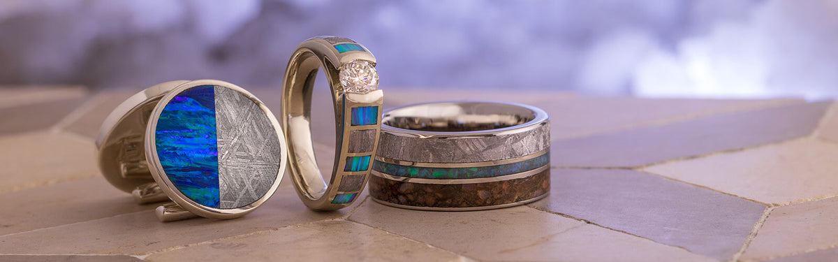 Opal Wedding Bands & Engagement Rings | Jewelry by Johan
