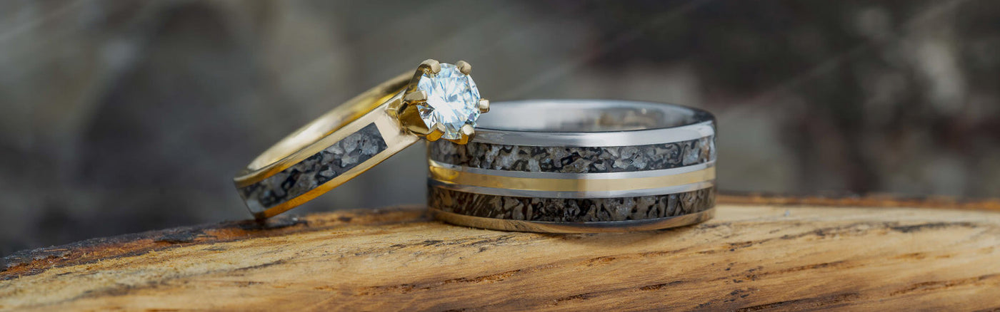 Dinosaur Bone Rings & Wedding Bands | Jewelry By Johan
