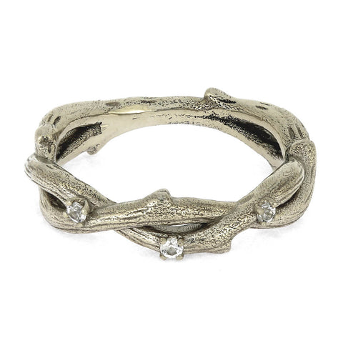 Nature-Inspired Wedding Band with Branch Profile | Jewelry by Johan ...
