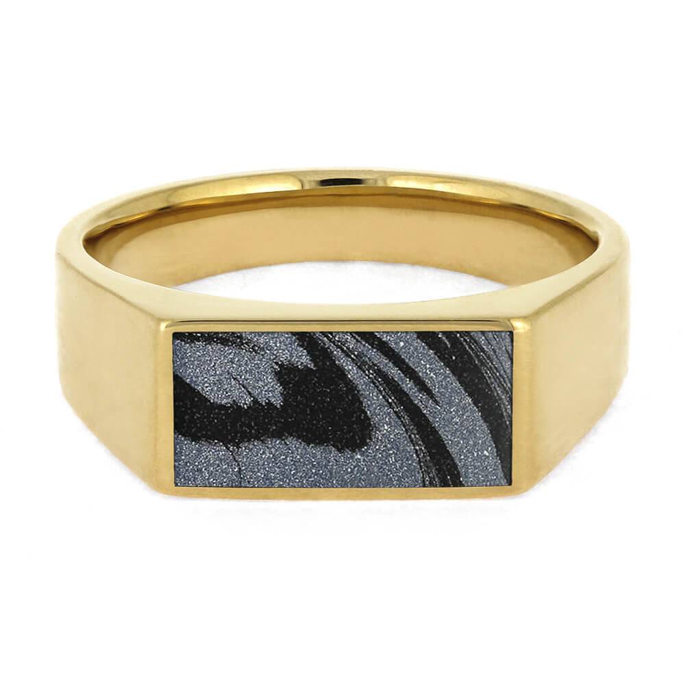 Mokume Gane Signet Ring for Men | Jewelry by Johan - Jewelry by Johan