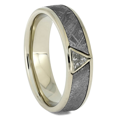 Men's Wedding Ring with Triangle Diamond | Jewelry by Johan - Jewelry ...