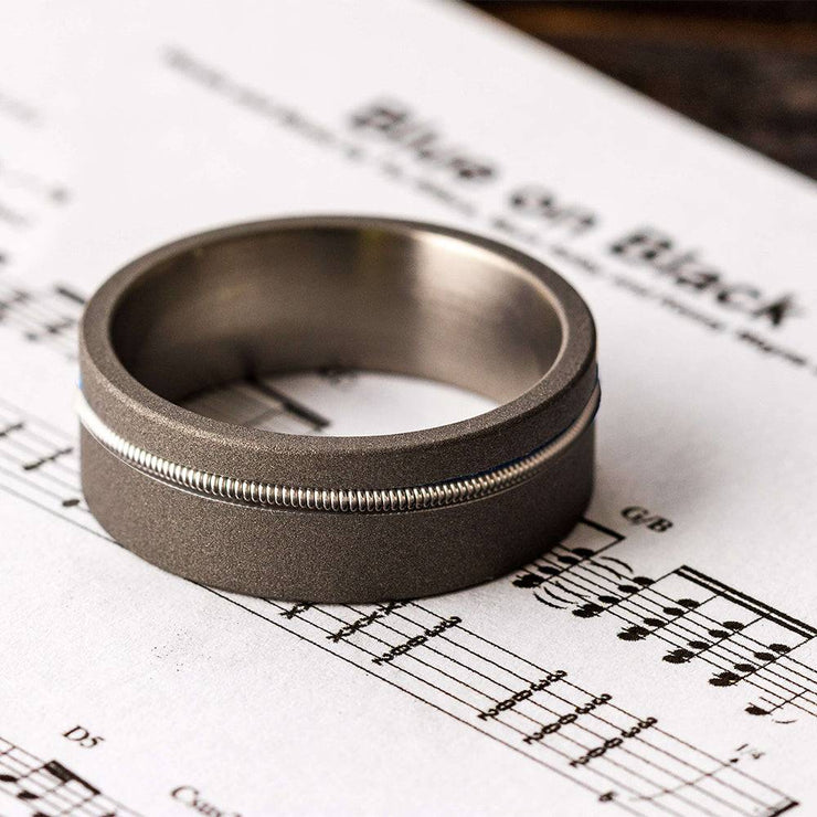 Musician Rings | String, Wood, Vinyl | Jewelry by Johan | Jewelry by Johan