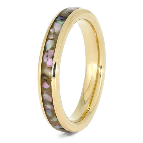 Sea Shell Wedding Band, Beach Wedding Ring - Jewelry by Johan