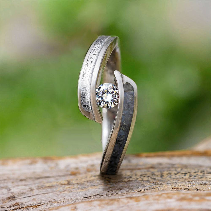 Tension Set Diamond Engagement Ring | Jewelry by Johan - Jewelry by Johan
