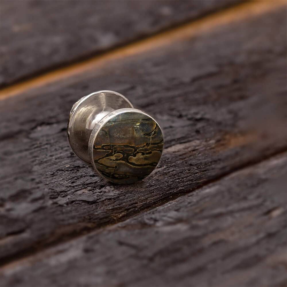 Fossilized Dinosaur Bone Tie Tack, Unique Suiting | Jewelry by Johan ...
