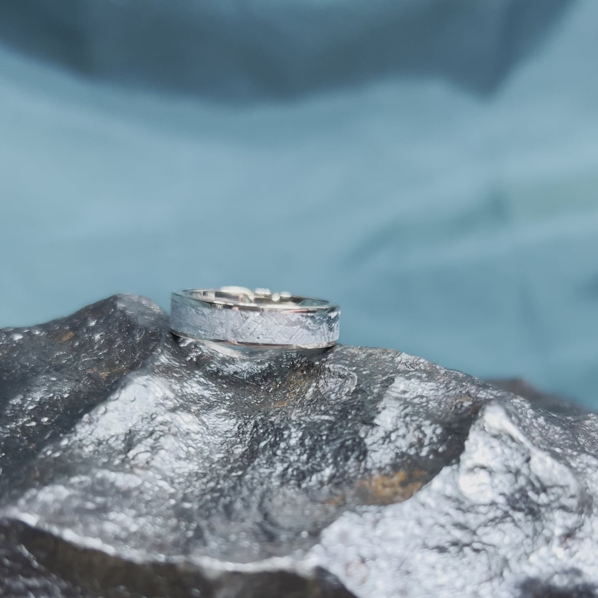 Gold Meteorite Wedding Band - 5mm | Jewelry By Johan